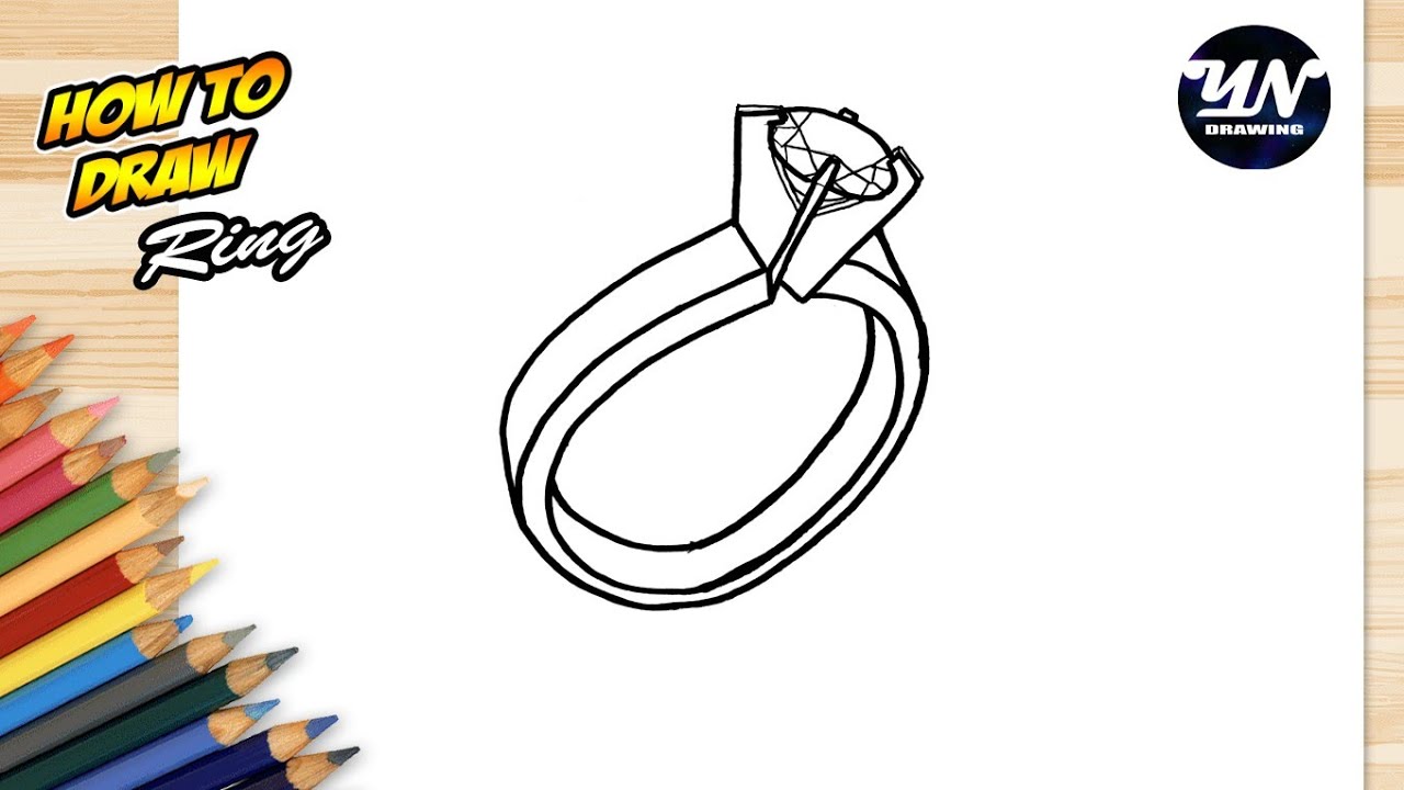 How to Draw Ring - YouTube