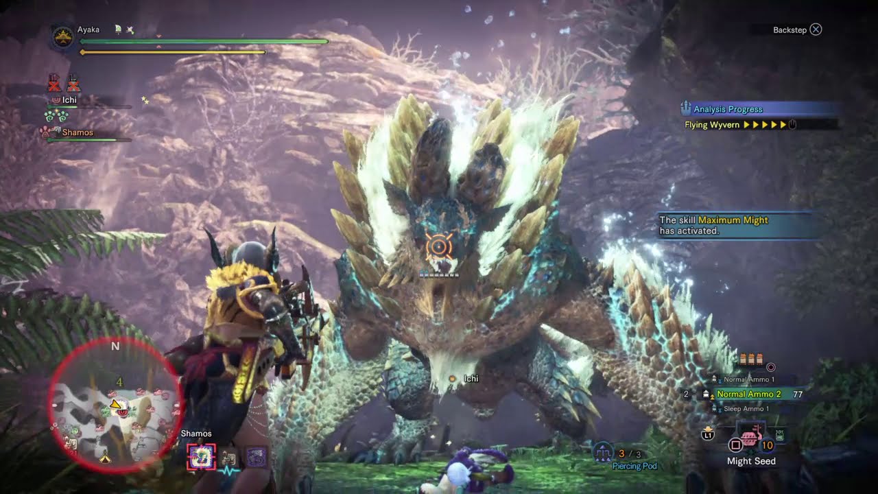 MHWI GL Zinogre Support LBG - YouTube