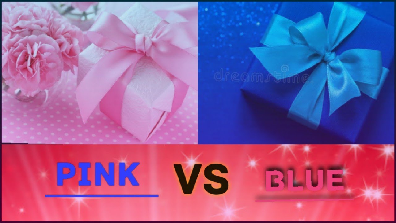 Pink VS Blue // Choose your favourite gift box #giftbox #chooseyourgift ...