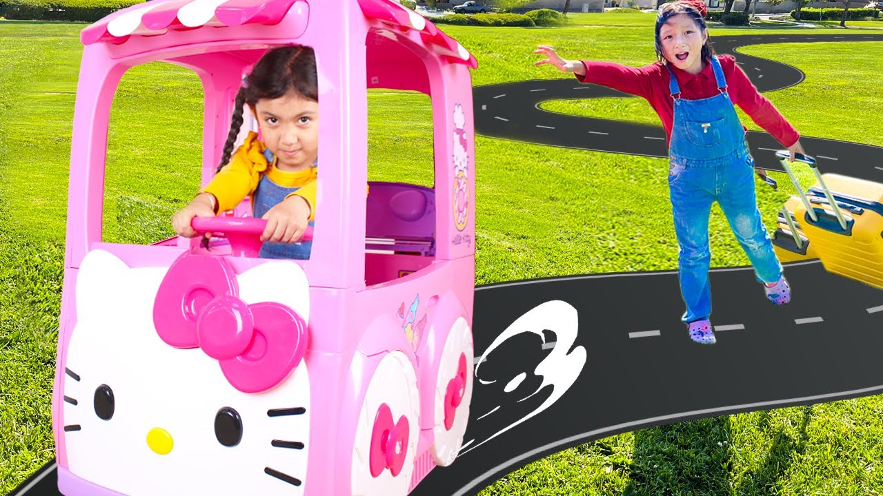 Maddie and Eva's Camping Adventure: A Lesson in Teamwork! - YouTube