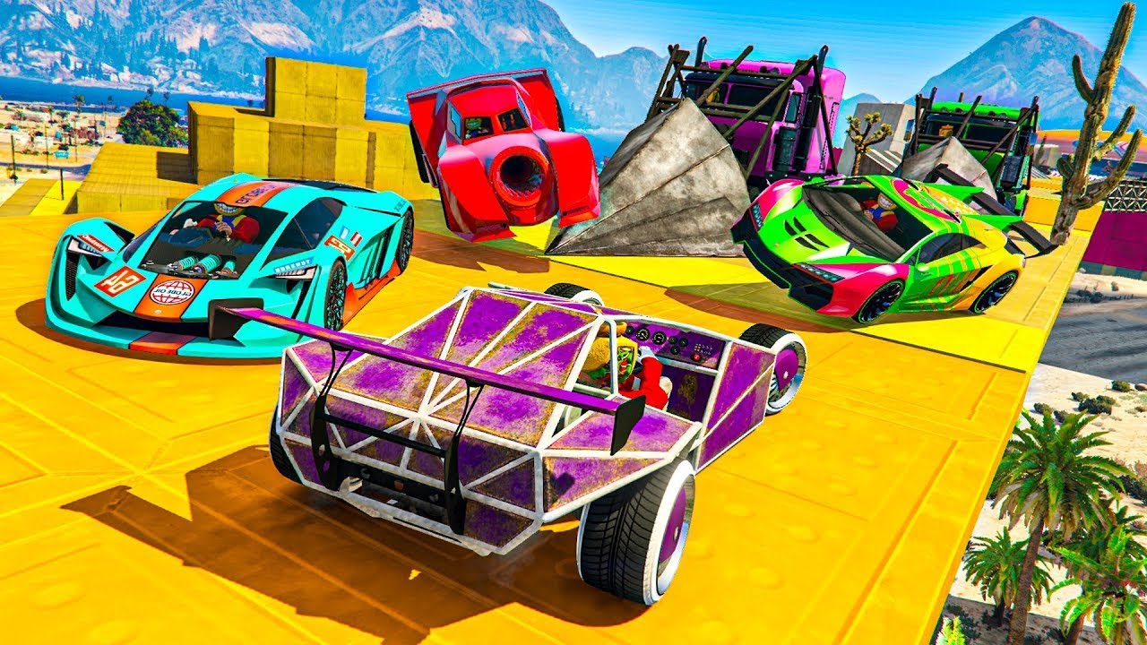 Epic GTA 5 Face to Face Challenge: insane Stunts and Fails! - YouTube