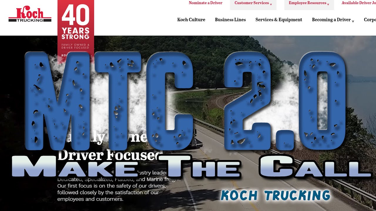 Koch Trucking |Lockoutmen Makes The Call | MTC2.0 - YouTube