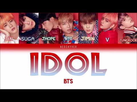 BTS (방탄소년단) - IDOL COLOR CODED LYRICS (HAN/ROM/ENG)