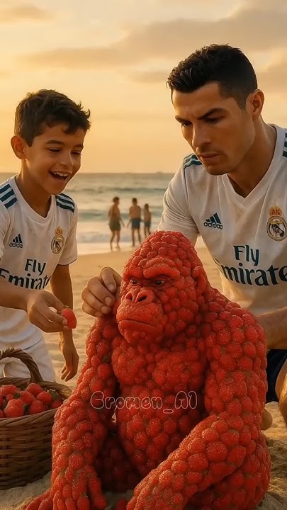 😱🔥Cristiano Ronaldo Heroically Saves Drowning Girl on Beach🙏🏼 #ronaldo ...