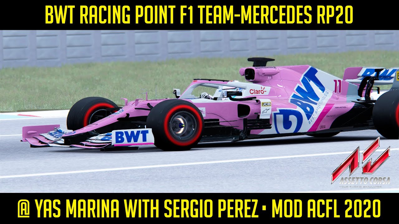 [Assetto Corsa] BWT Racing Point F1 Team-Mercedes RP20 @ Yas Marina ...