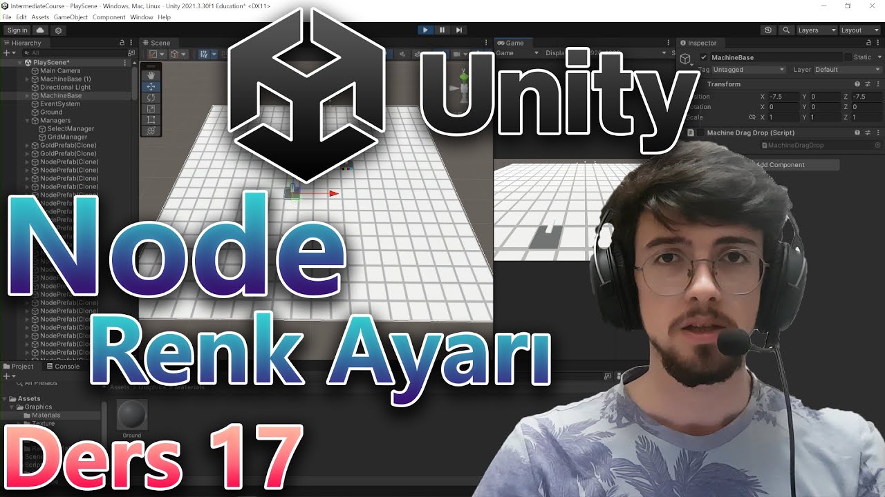 Node Material Ayarlama | EP17 | Orta Seviye Unity Eğitimi - YouTube