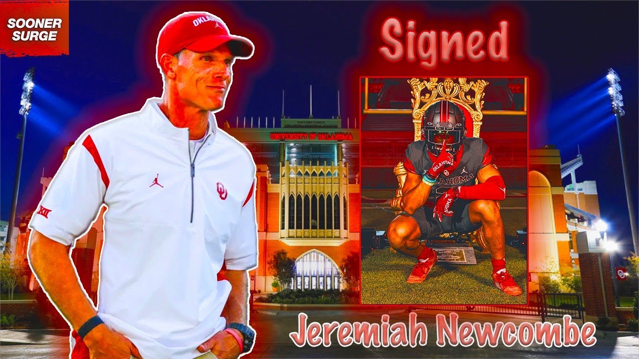 OU Football: Jeremiah Newcombe puts ink to the paper for the Sooners ...