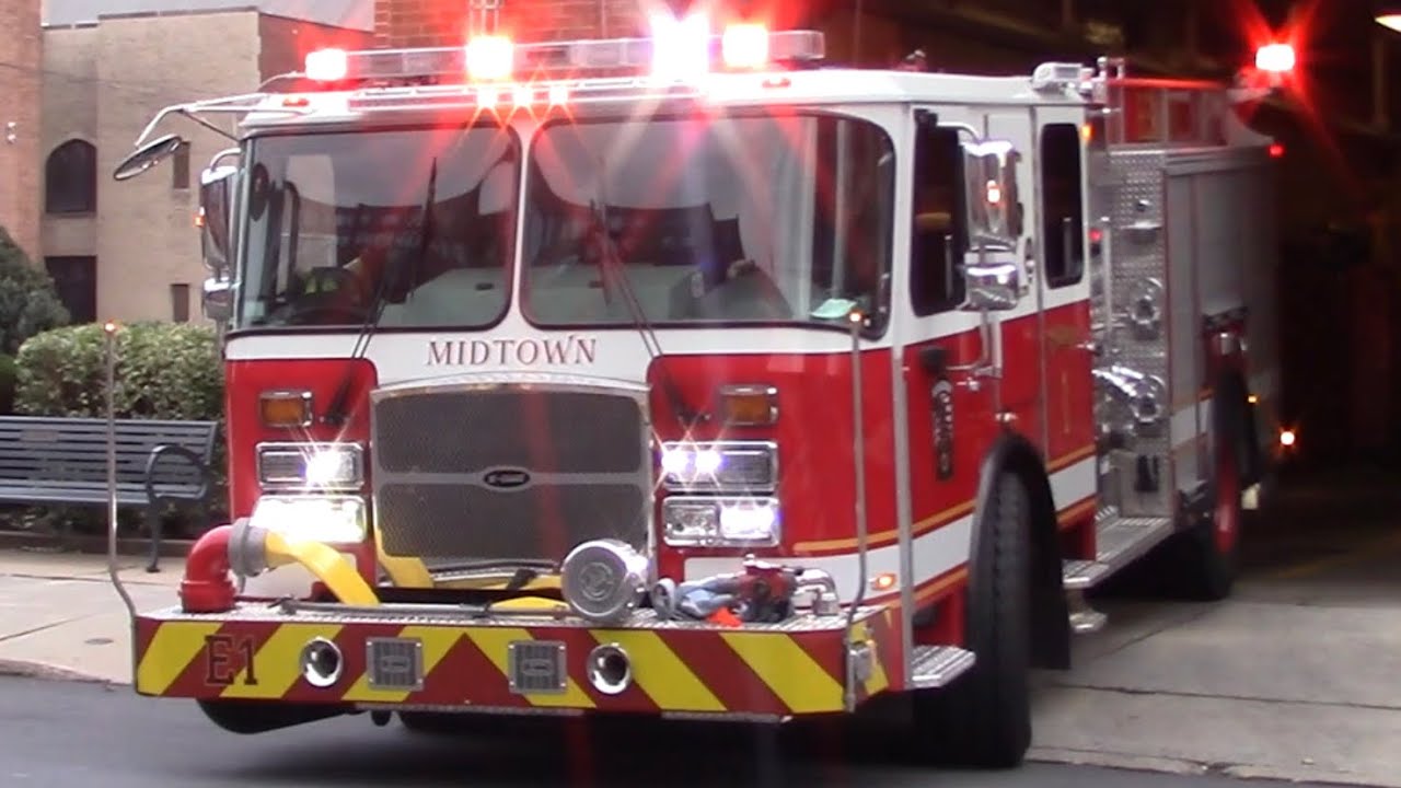 Reading Fire Department *NEW* Engine 1 Responding - YouTube