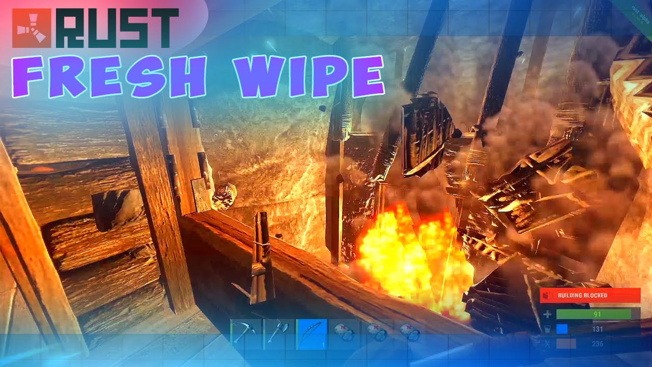 RUST #8 - New Wipe & My Underwater Cave Base *Battle* - YouTube