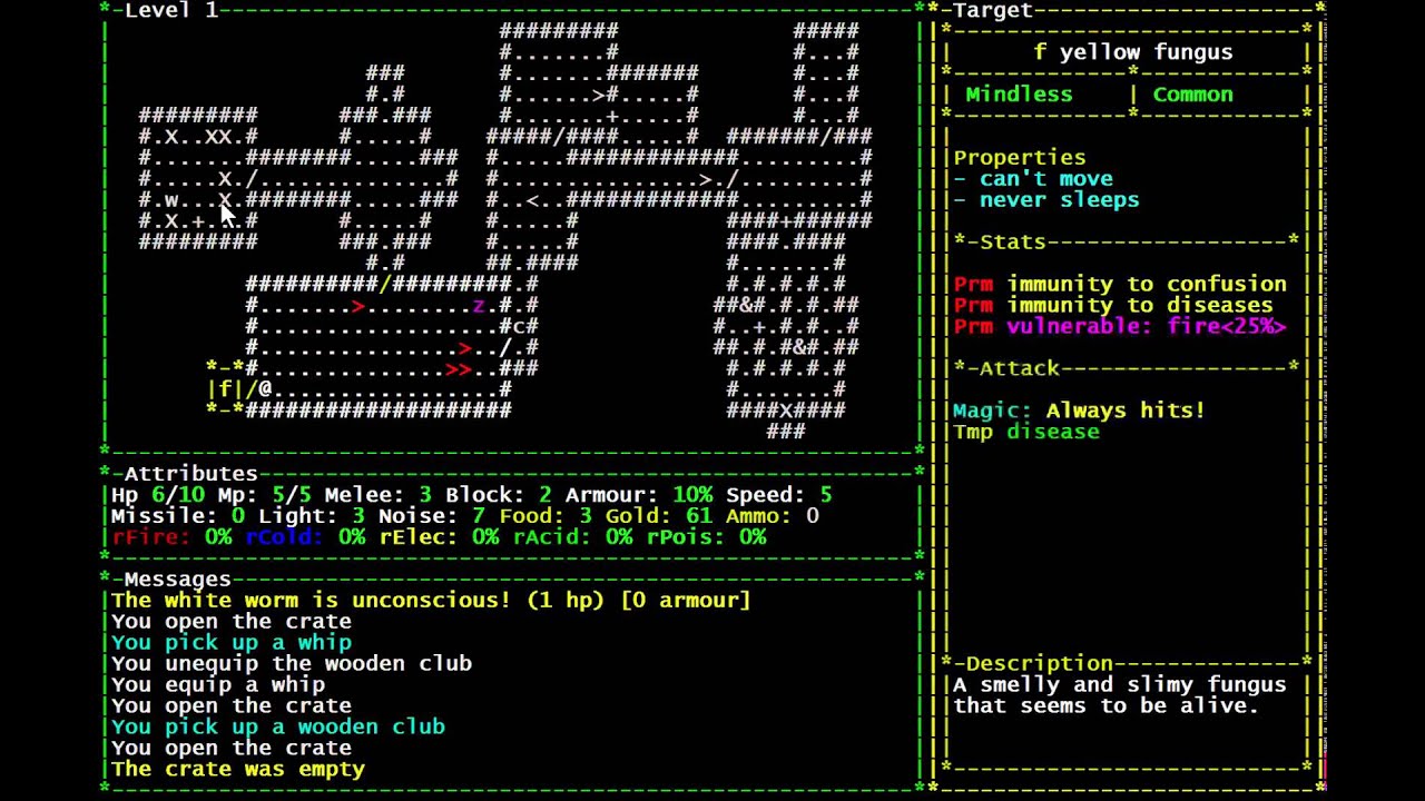 #2 - Introducing the roguelike "The Ground Gives Way" - YouTube