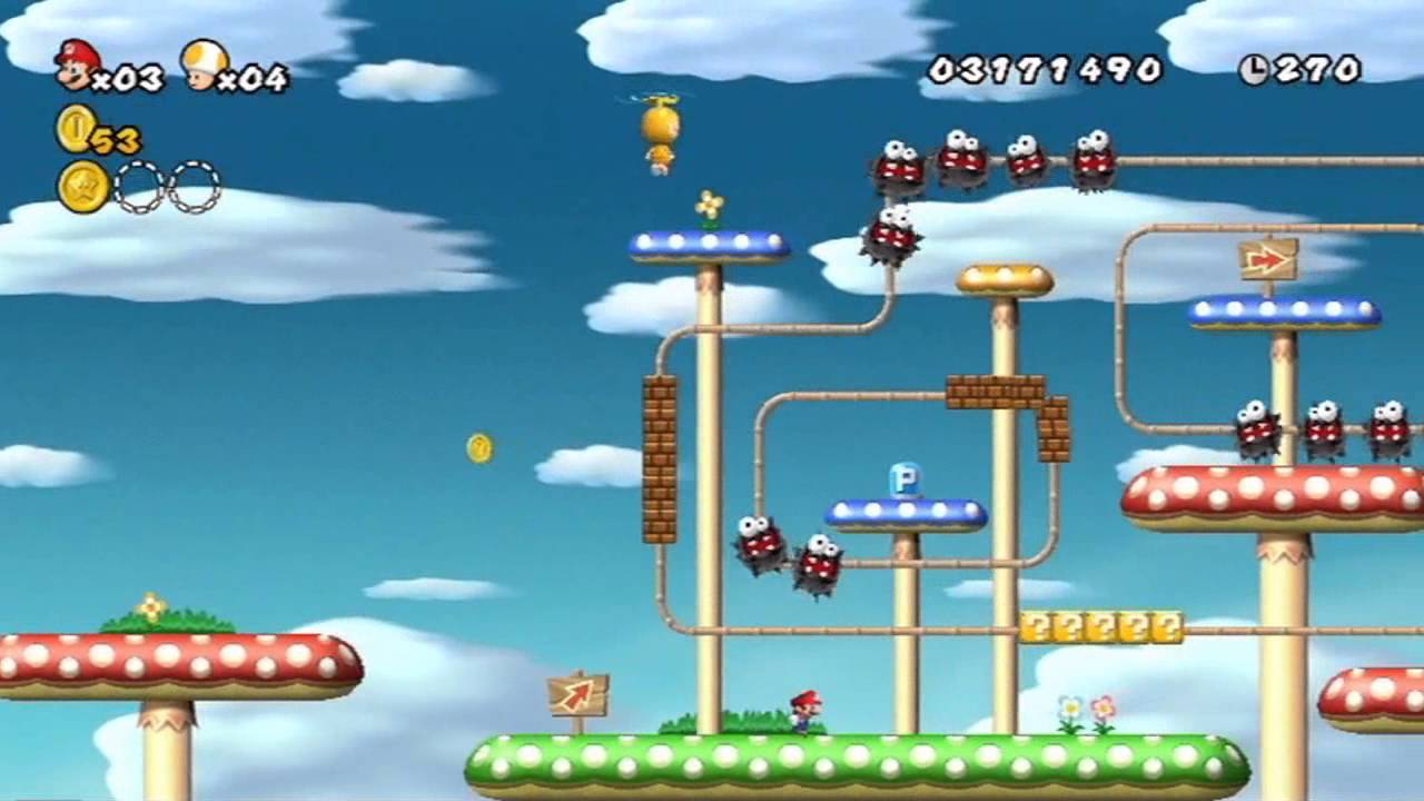New Super Mario Bros. Wii - Monde 7 : Niveau 7-3 - YouTube