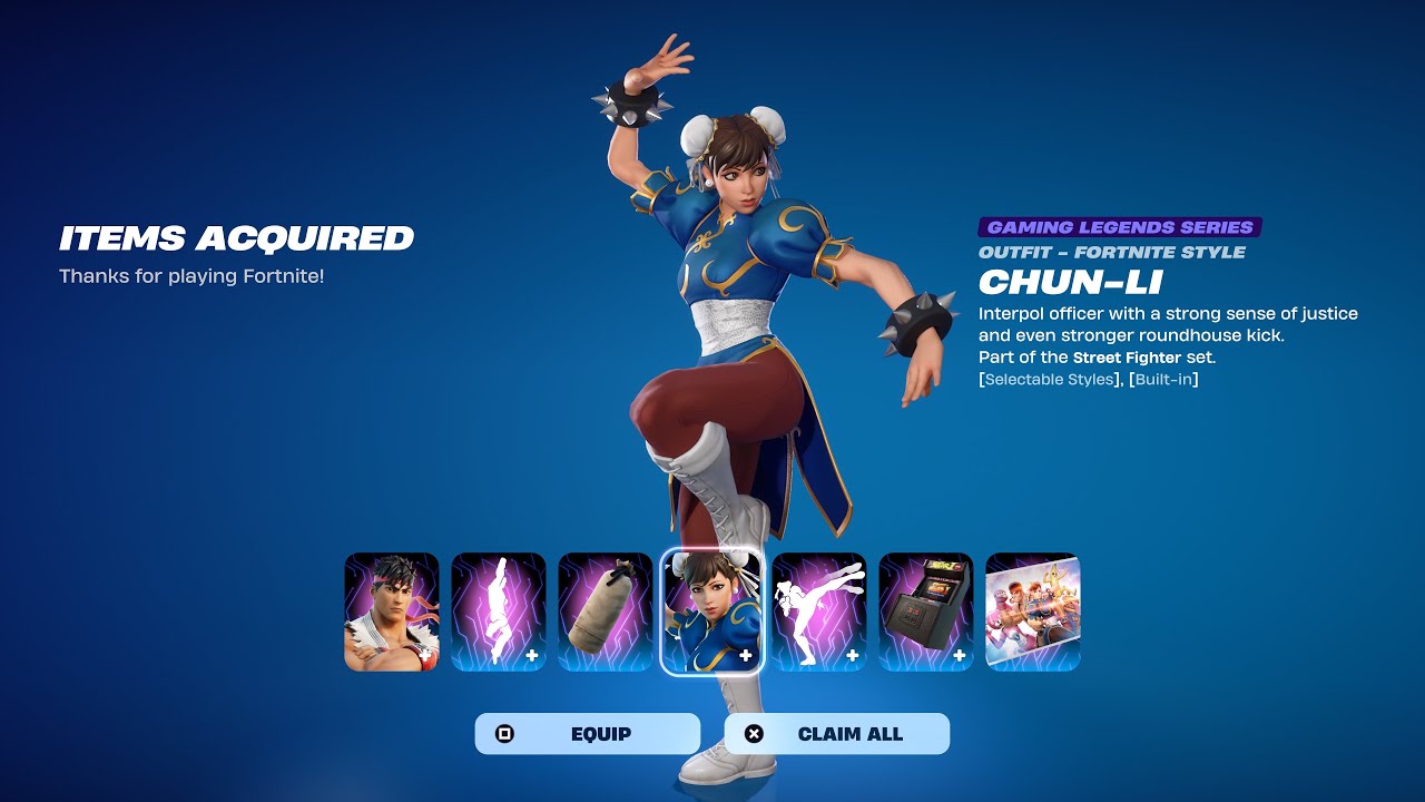 CHUN LI SKIN RETURN RELEASE DATE IN FORTNITE ITEM SHOP 2026! - YouTube