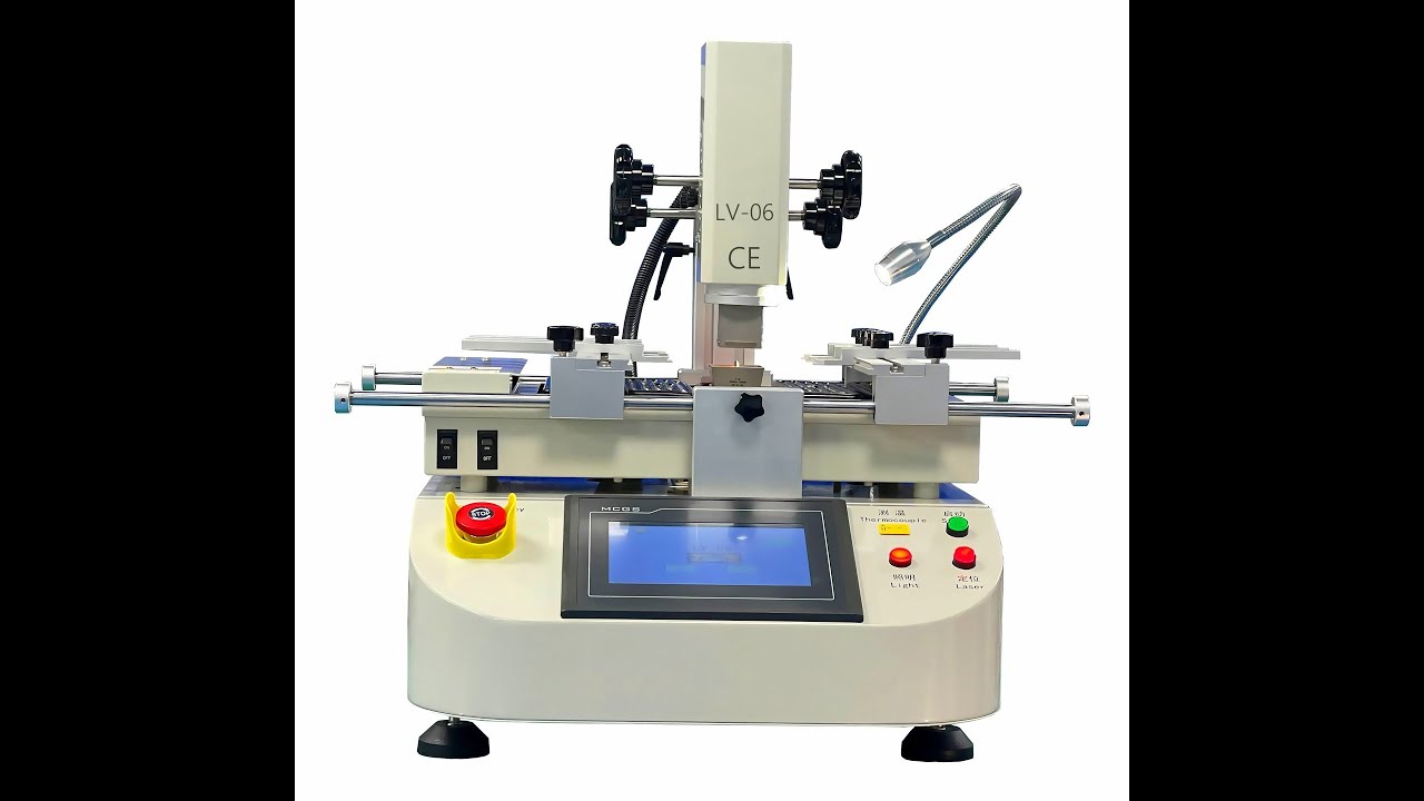 how to remove the BGA chip by LV06 bga repair machine? - YouTube