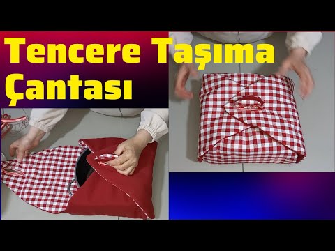 TENCERE TAŞIMA ÇANTASI YAPIMI | Yoğurt Mayalama Örtüsü | Tencere Kılıfı