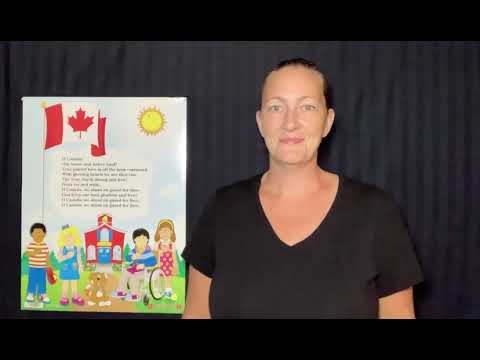O Canada adapted ASL version sign language - YouTube