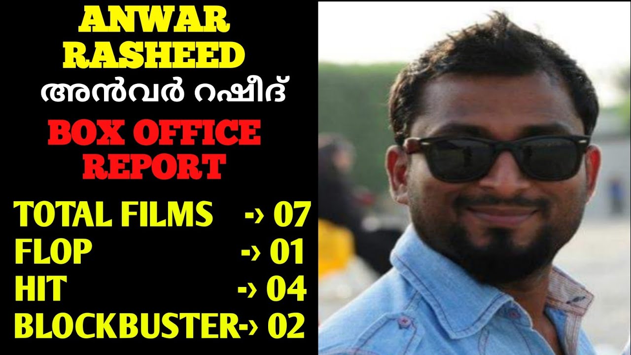 Director Anwar Rasheed Hit and Flop Movies with Box office Analysis ...
