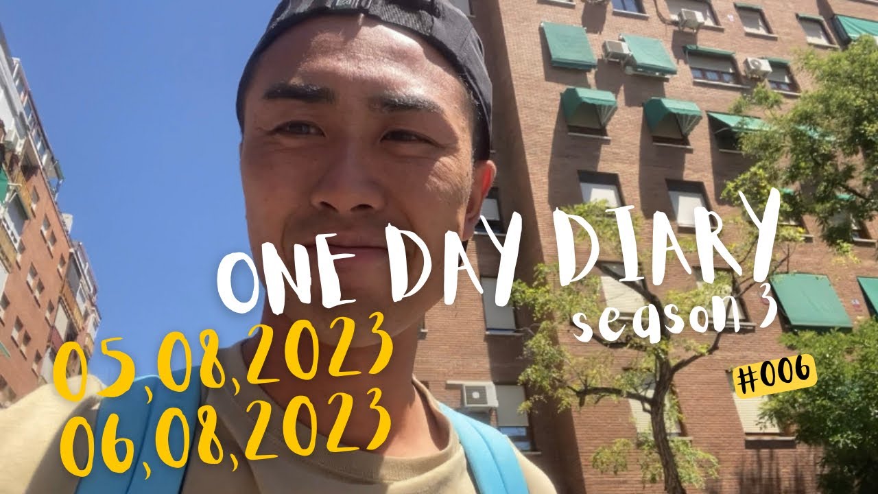 【One day diary Season3】vol 006 #一言日記 #海外ライフスタイル #05082023 #06082023 ...