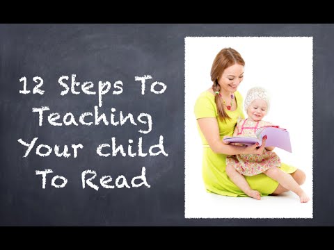 12 Steps To Teaching Your Child To Read - YouTube