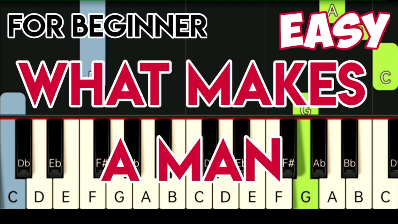 WESTLIFE - WHAT MAKES A MAN | SLOW & EASY PIANO TUTORIAL - YouTube