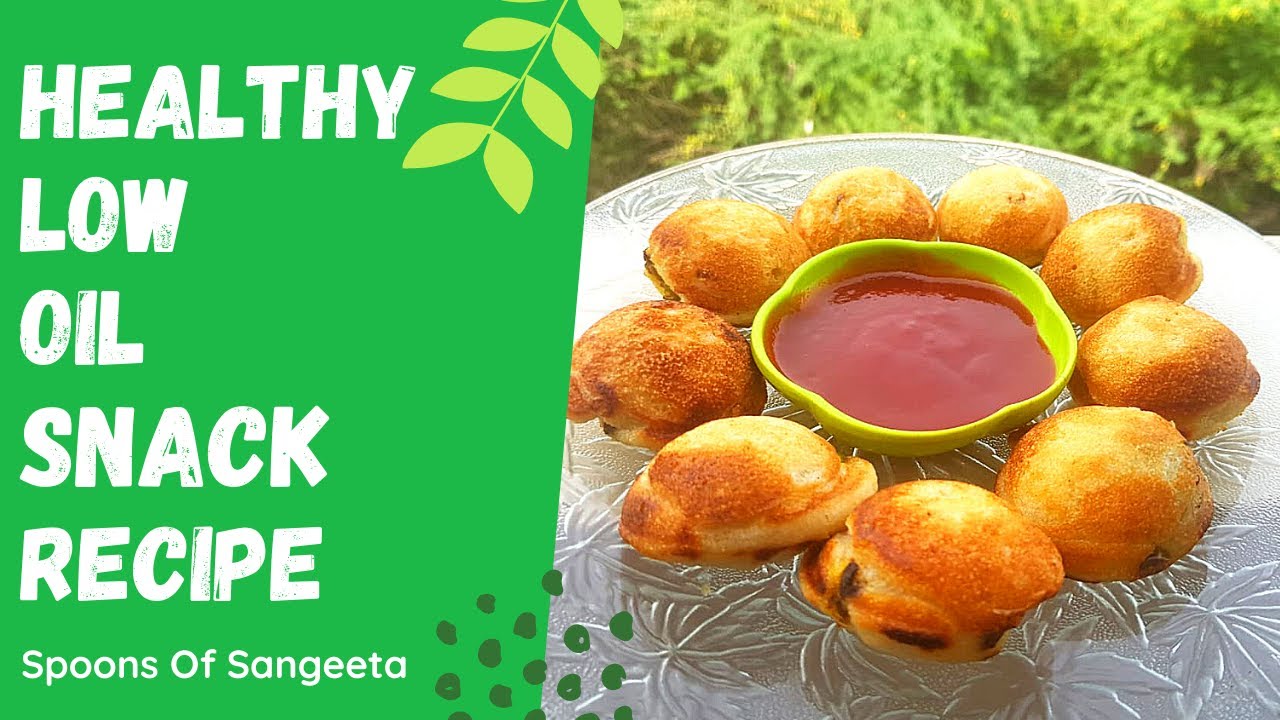 Healthy Low Oil Snack Recipe | Unique & Quick Snack Recipe 1 tsp Oil ...