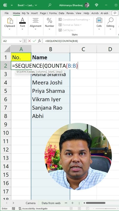 Omg 🔥how To Create A Dynamic Numbered List In Excel Computer Tips And Tricks Youtube
