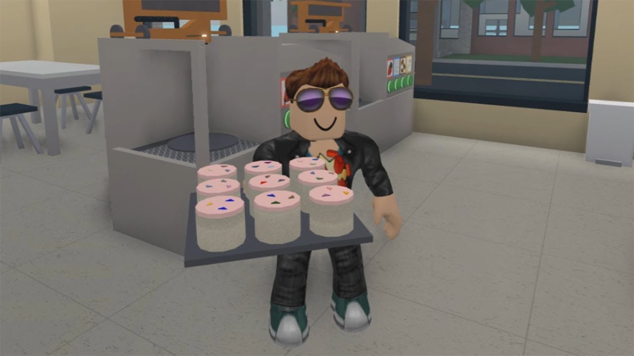 ROBLOX: FUI PRA AULA DE FAZER CUPCAKE NA ESCOLA! (Robloxian Highschool ...