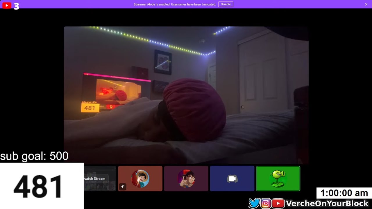 FIRST EVER SLEEP STREAM JOIN UP! (201/365) - YouTube