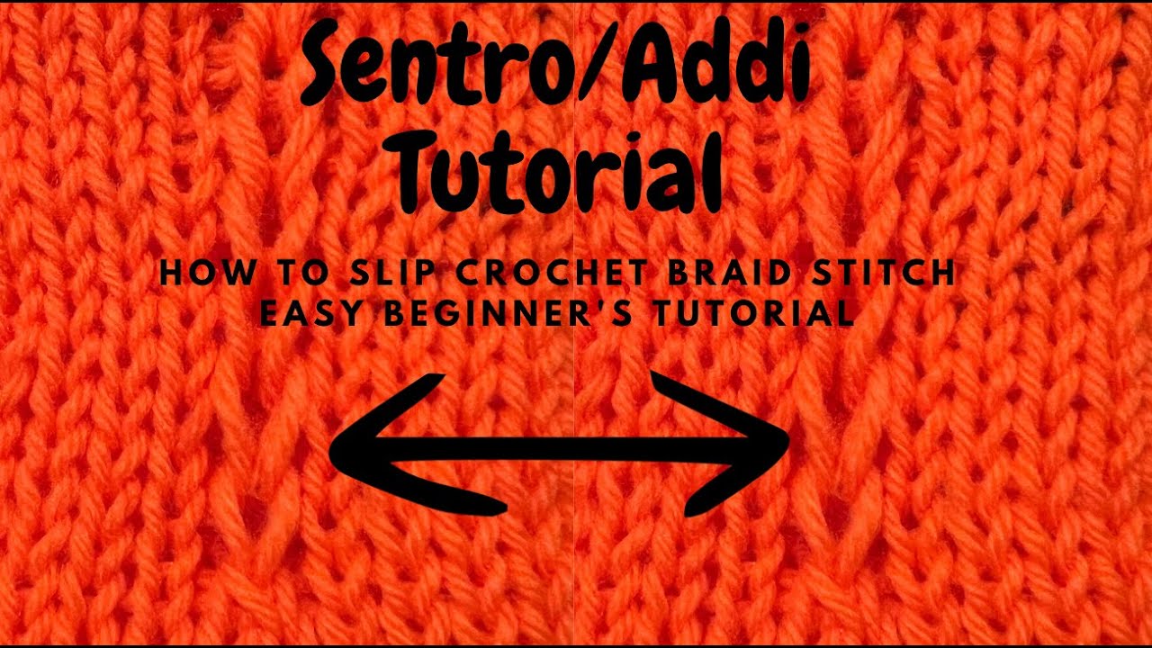 How to Braid Stitch on Sentro or Addi Plastic Knitting Machine - Easy ...