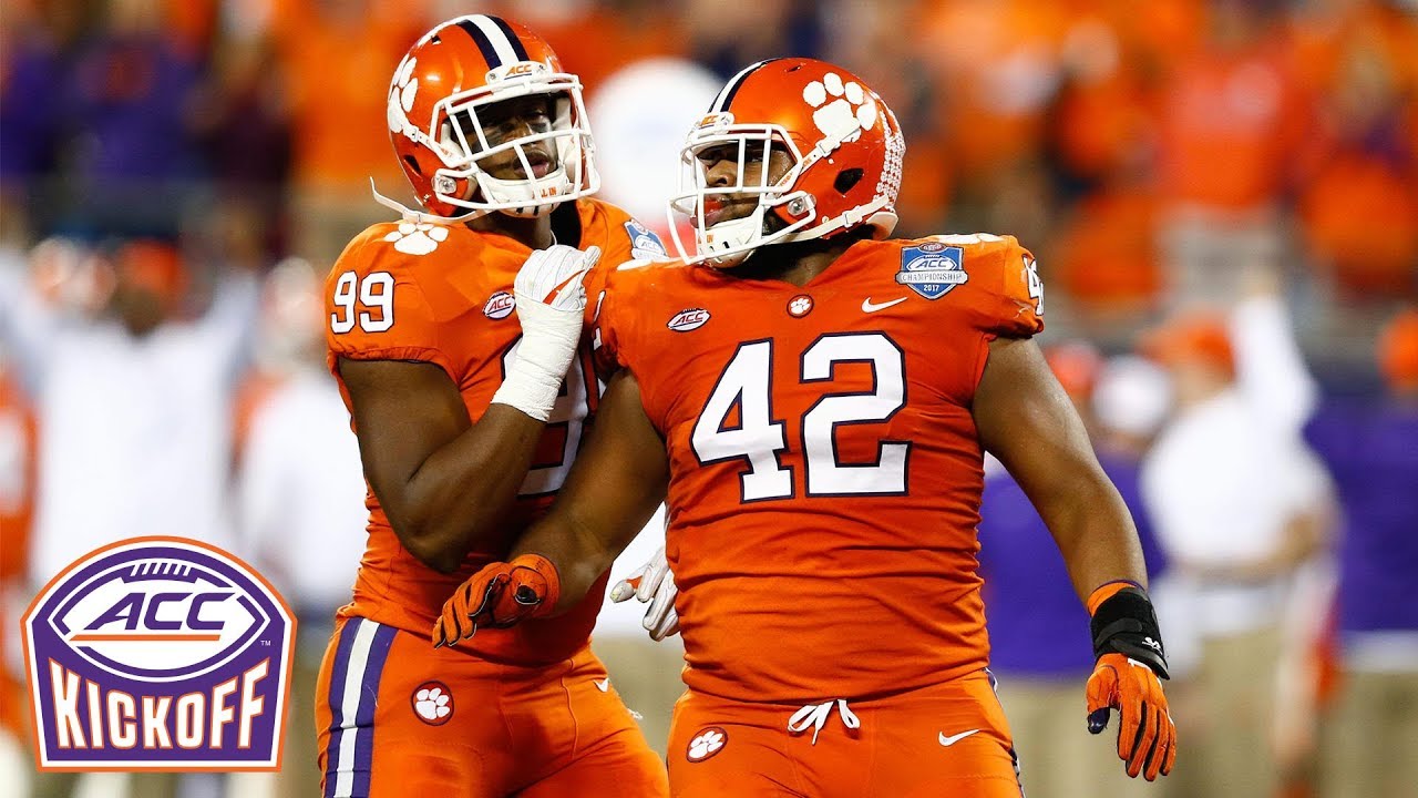 Clemson D-Line Eager To Prove It's Worth Hype | 2018 ACC Kickoff - YouTube