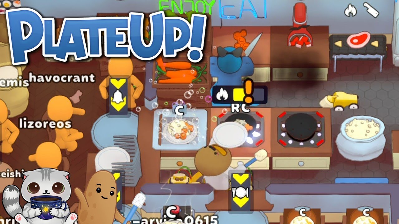 Excited Fries! Duo Stir Fry Turbos with caffeinated! PlateUp! - YouTube