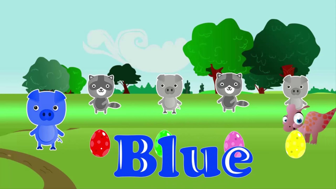 learning colors with animals and eggs for toddlers - YouTube