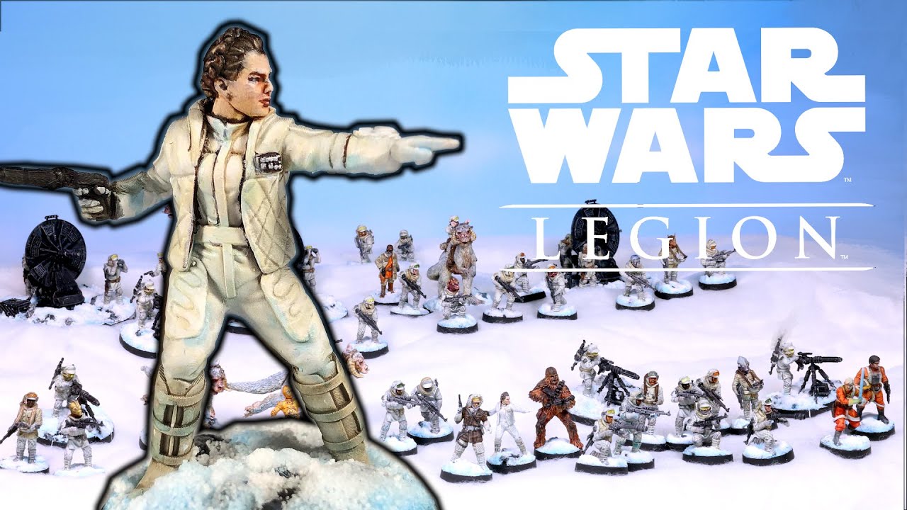 Painting the Hoth Rebel Army from Empire Strikes Back in Miniature for ...