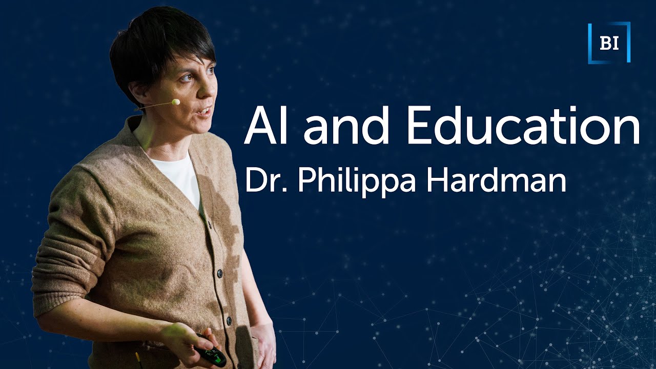 Dr. Philippa Hardman Keynote Speech on AI and education at BI Norwegian Business School - YouTube