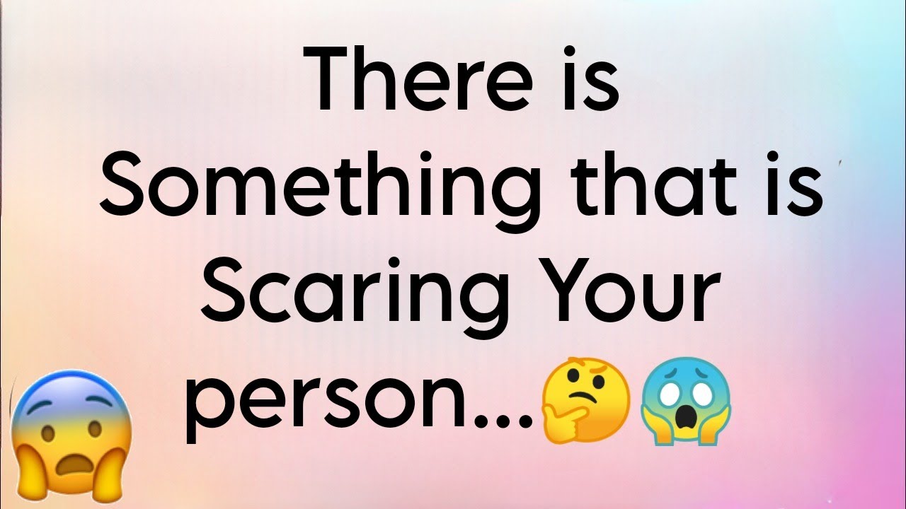 There is Something That is Scaring Your Person..🤔😱 - YouTube