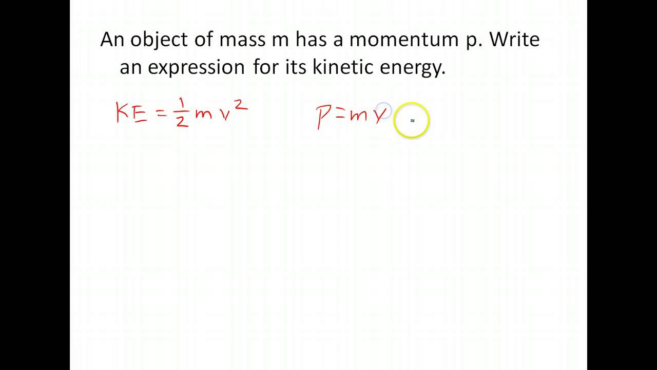 Momentum Basic Calculations - YouTube