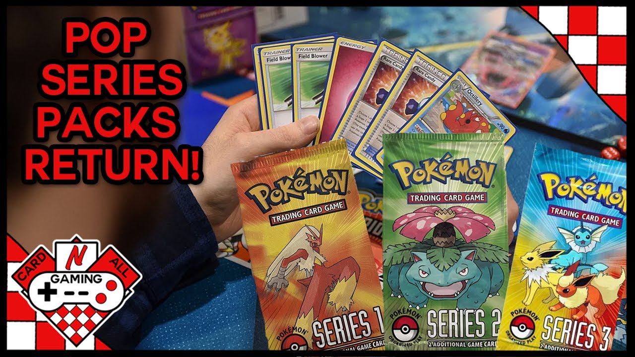 POP Series Packs Returning to Pokemon Leagues! - YouTube