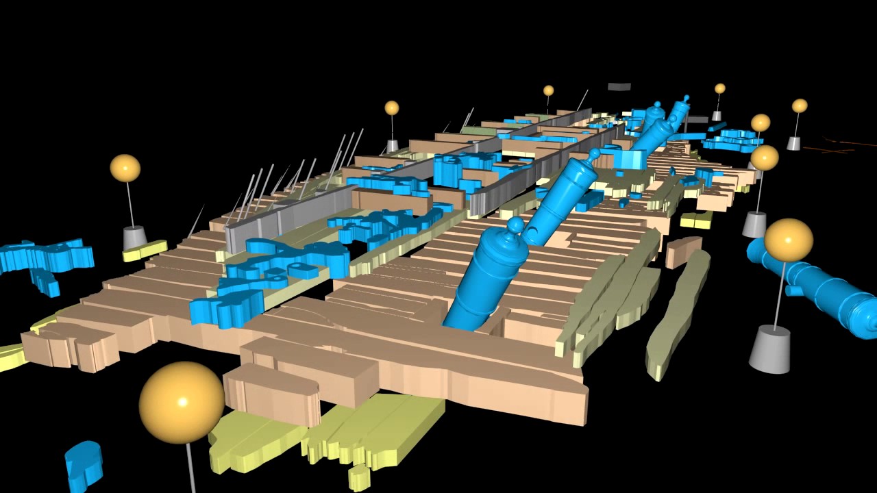 HMS Colossus (1798) Interactive Site Plan - YouTube