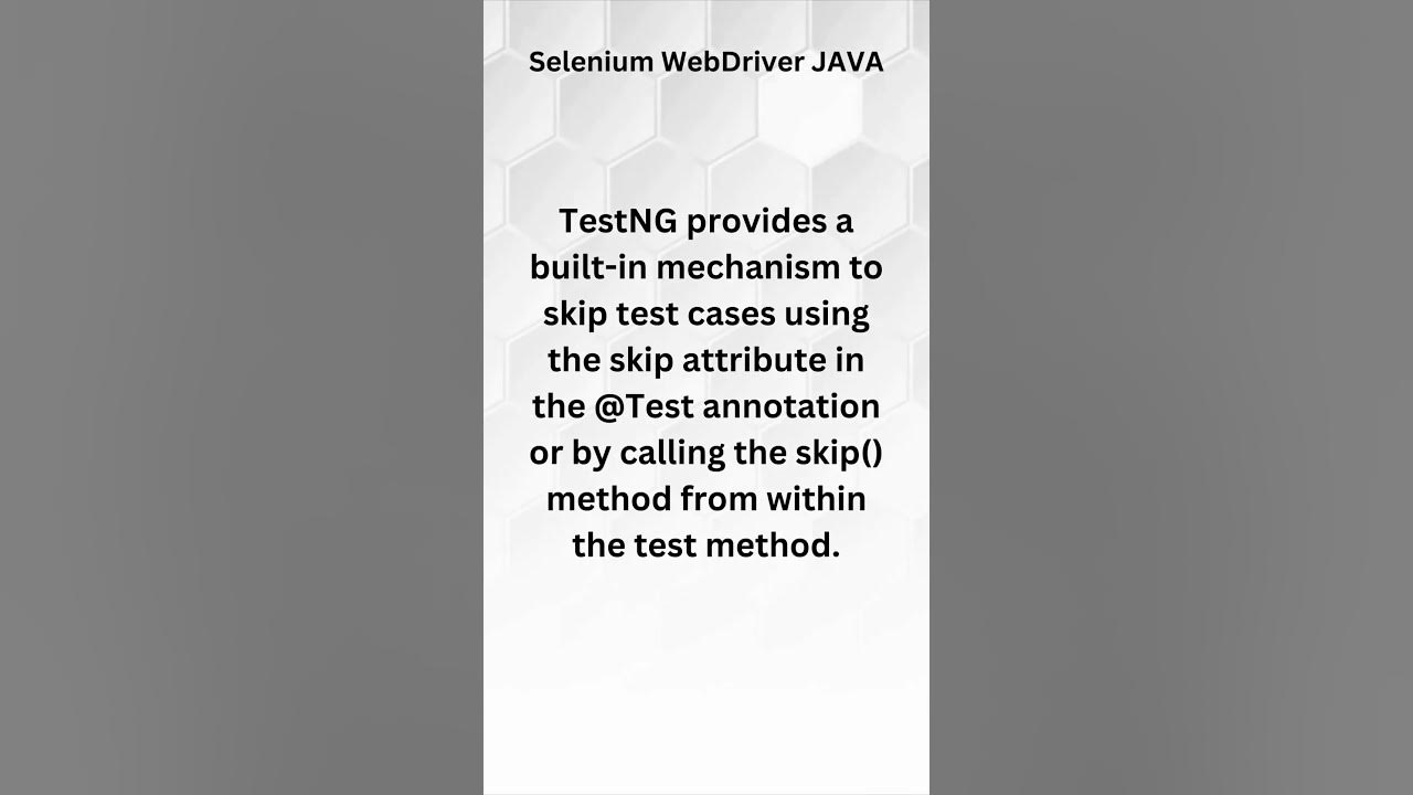 Selenium Web Driver Java Tips Seleniumwebdriver Java Testautomation Youtube