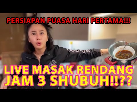 BUMIL MASAK RENDANG SAHUR PERTAMA KALI!!??