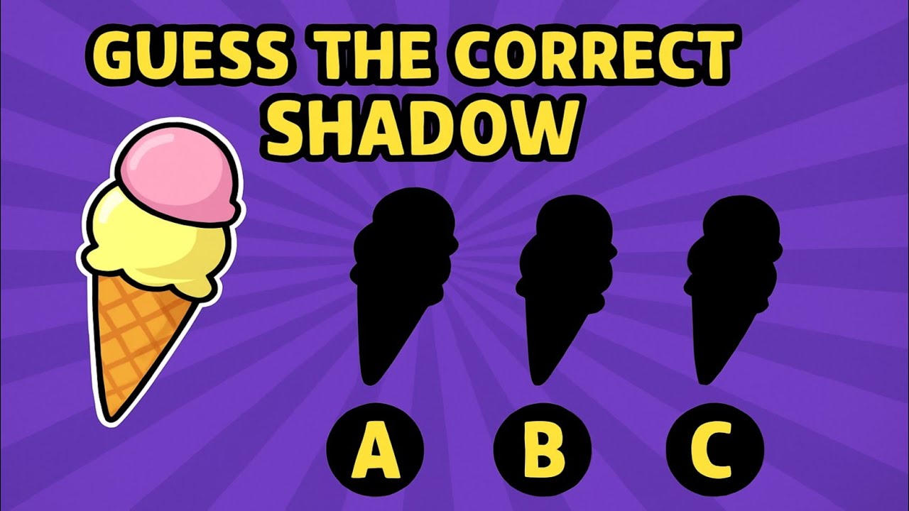 Guess the Correct Shadow Quiz 🔍 | Only 1% Get All 10 Right! - YouTube