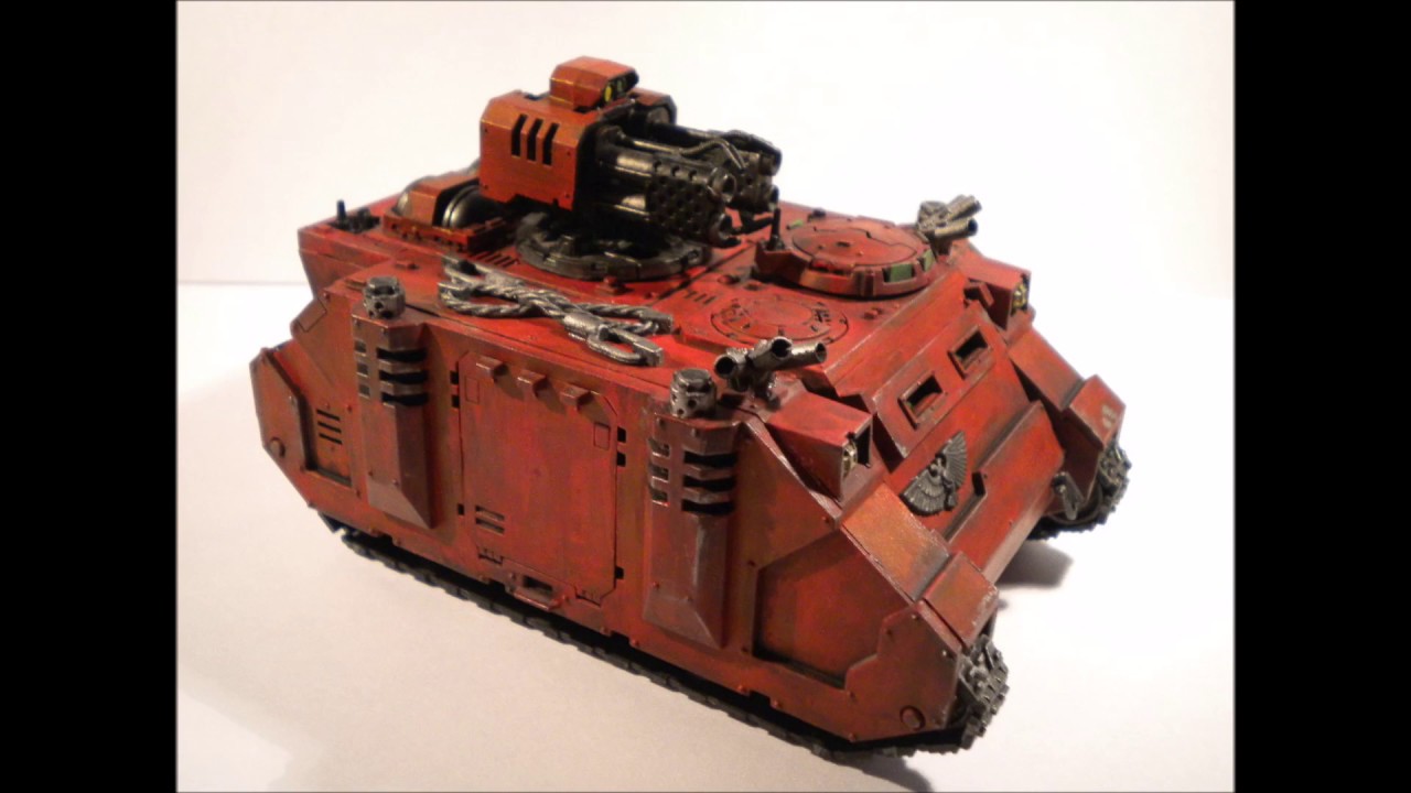 BLOOD ANGELS - Razorback Tactics - 7th Edition 2017 - YouTube