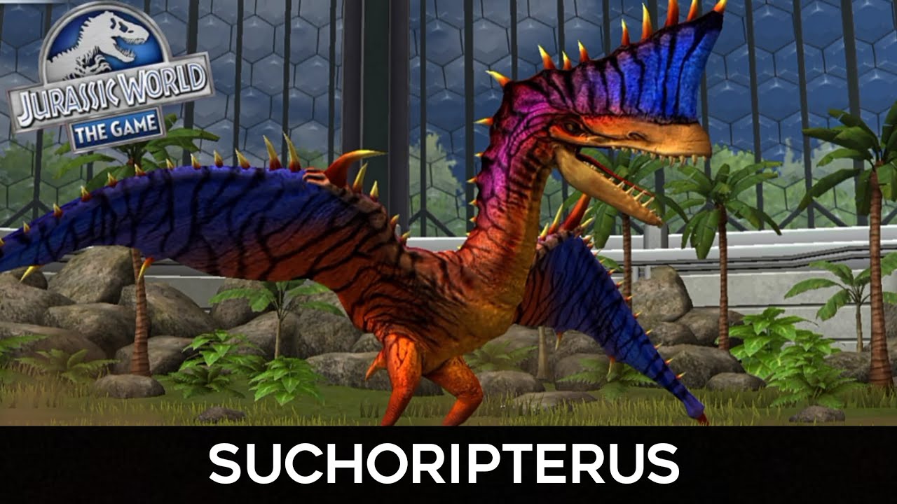 SUCHORIPTERUS MAX LEVEL 40 - Jurassic World The Game (EP-173) - YouTube