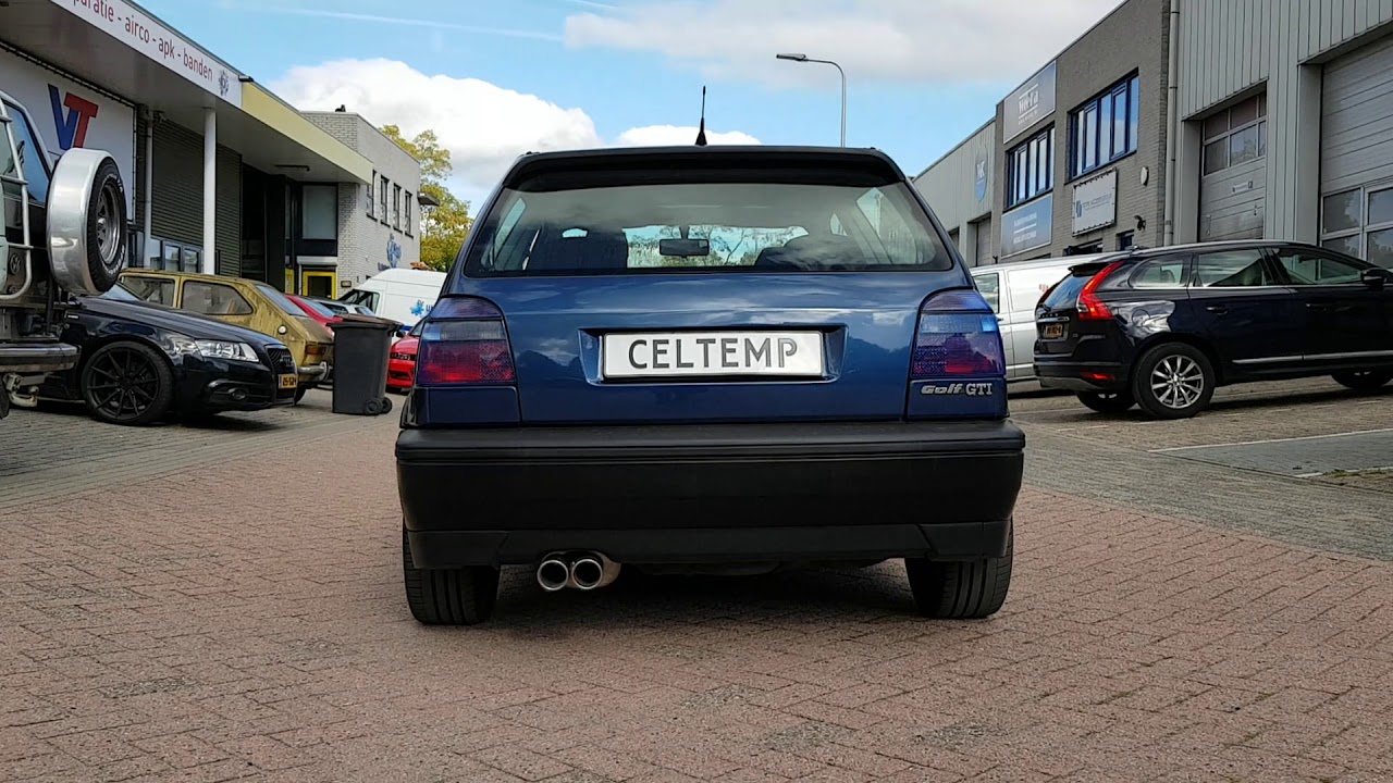 Golf 3, Mk3, VW custom magnaflow catback - YouTube
