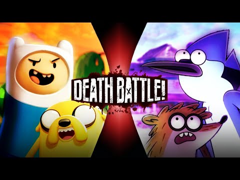 Finn & Jake vs Mordecai & Rigby (Adventure Time vs Regular Show) | Fan ...