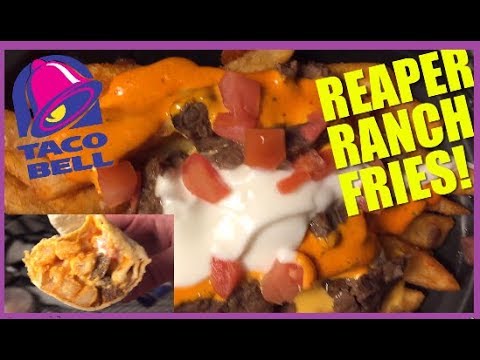 Taco Bell® Steak Reaper Ranch Fries & Burrito Review! - YouTube
