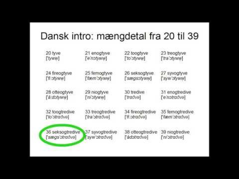 EN-DANÉS: LOS NÚMEROS (con transcripción fonética)