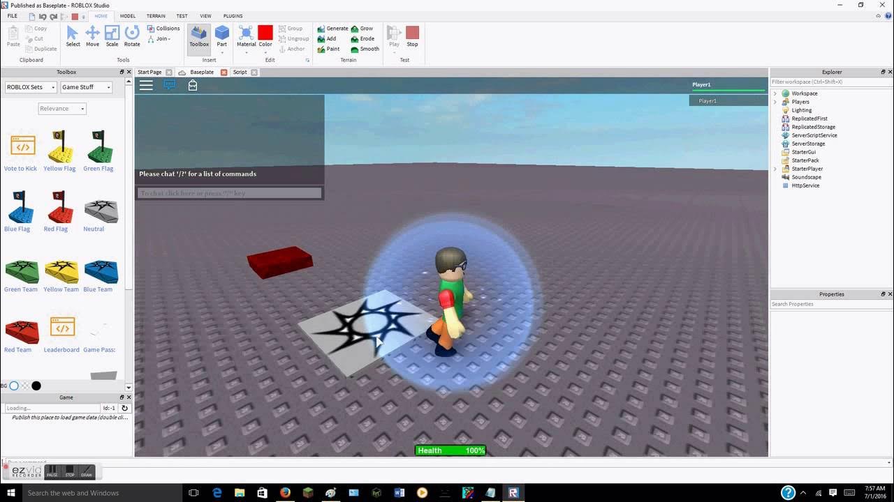 Roblox STUDIO #2| How to make a KILL SCRIPT - YouTube