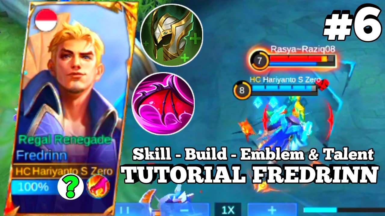 Cara Main Fredrinn Hyper - Emblem Fredrinn Jungler 2024 - Build ...