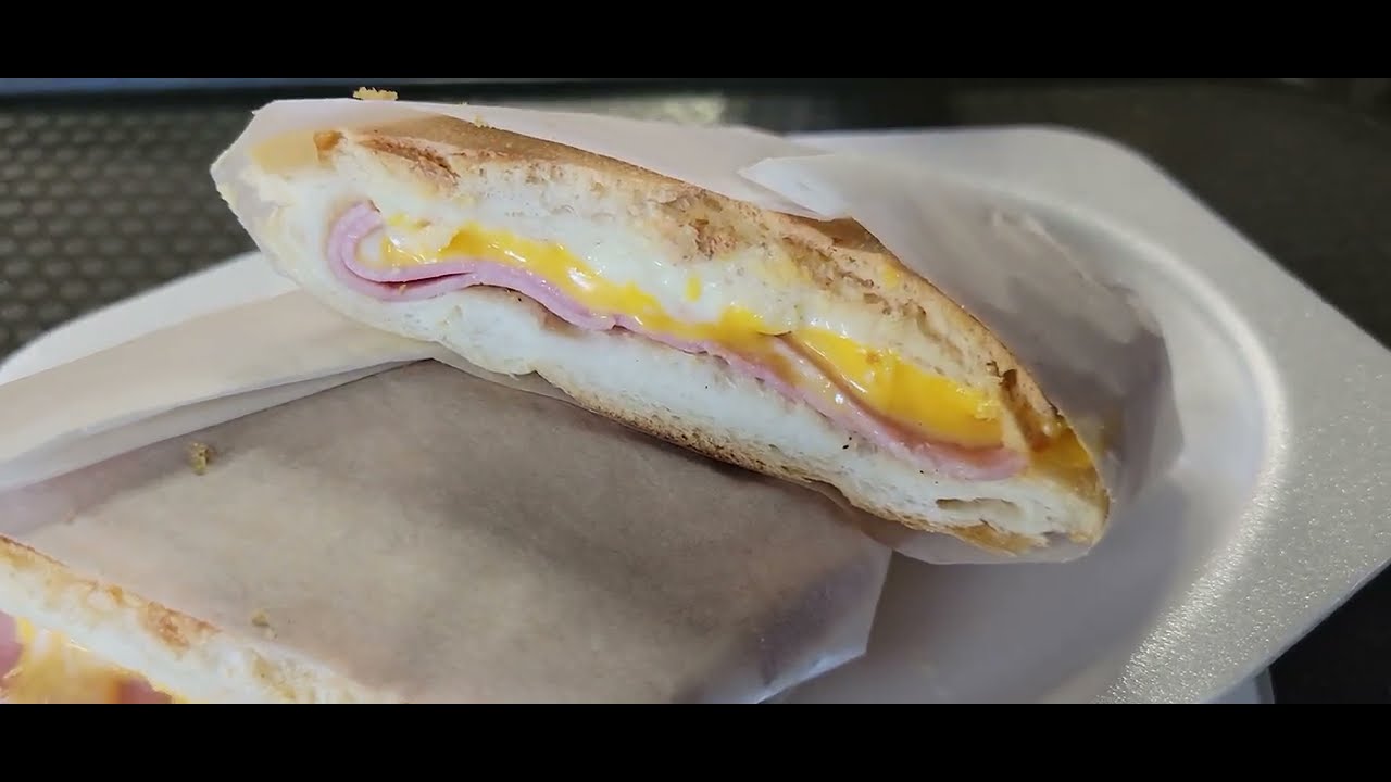 Sandwich De Jamón Y Queso In Puerto Rico! - YouTube