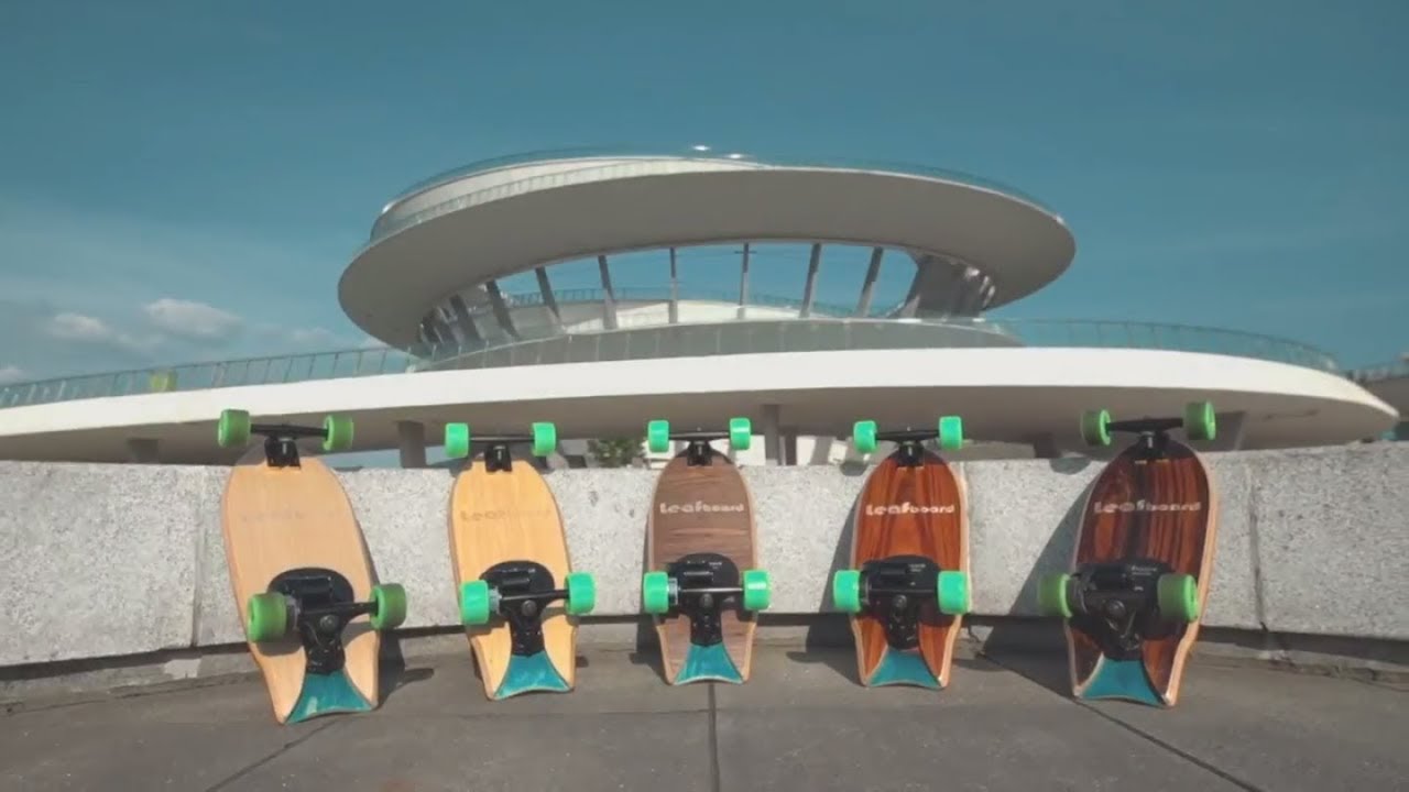 Leafboard Plus, The Ultimate Modular Electric Skateboard - YouTube
